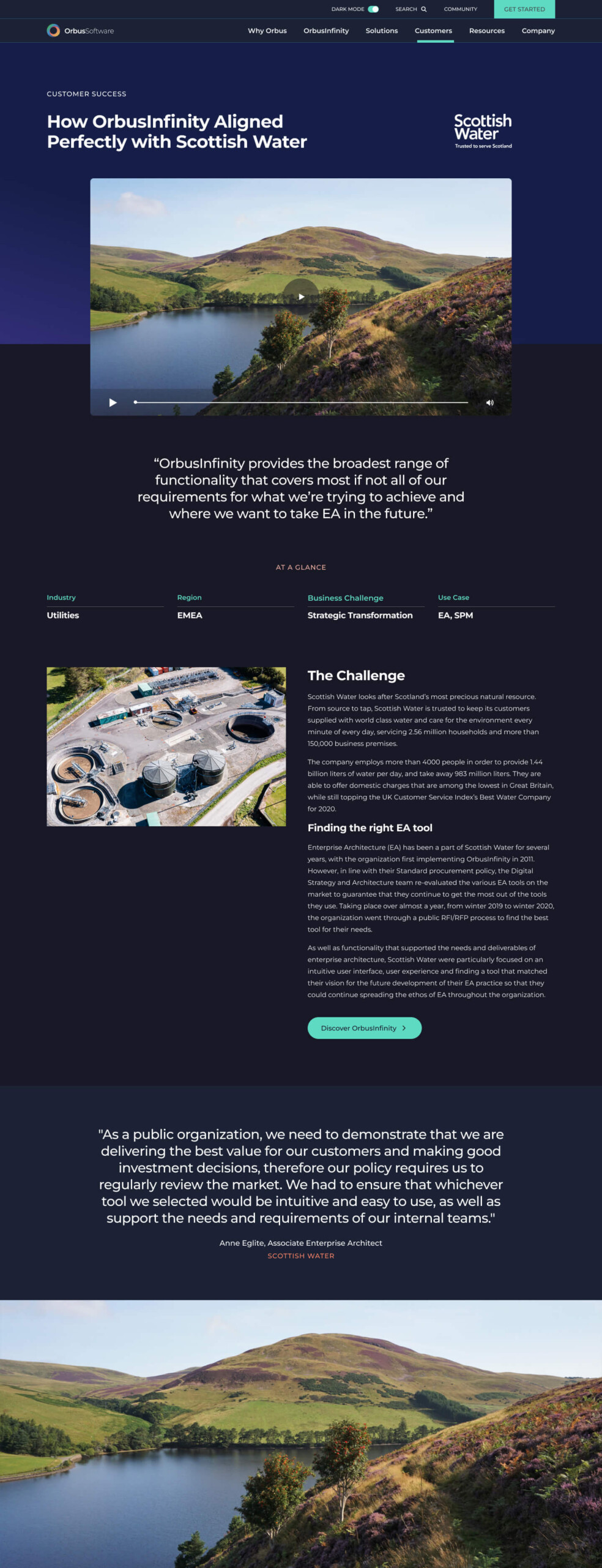 Sitefinity Web Design For Orbus Software